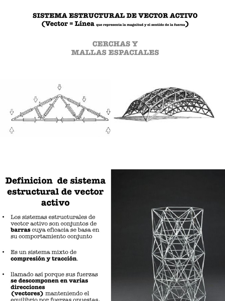 2 - Sistemas Estructurales - Vector Activo 2022 | PDF | Braguero | Vector Euclidiano