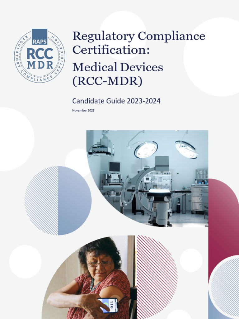 RAPS RCC MDR Candidate Guide | PDF | Certification | Professional Certification