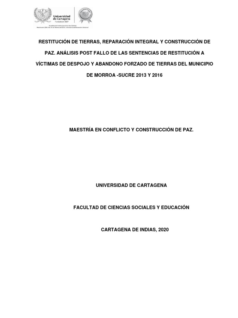 Trabajo de Grado Maricel y Fernando | PDF | Violencia | Conflicto (proceso)
