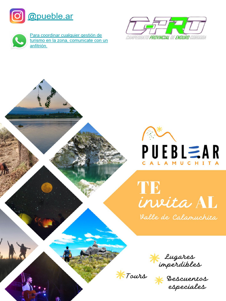 Anfitriones y Actividades en Embalse | PDF