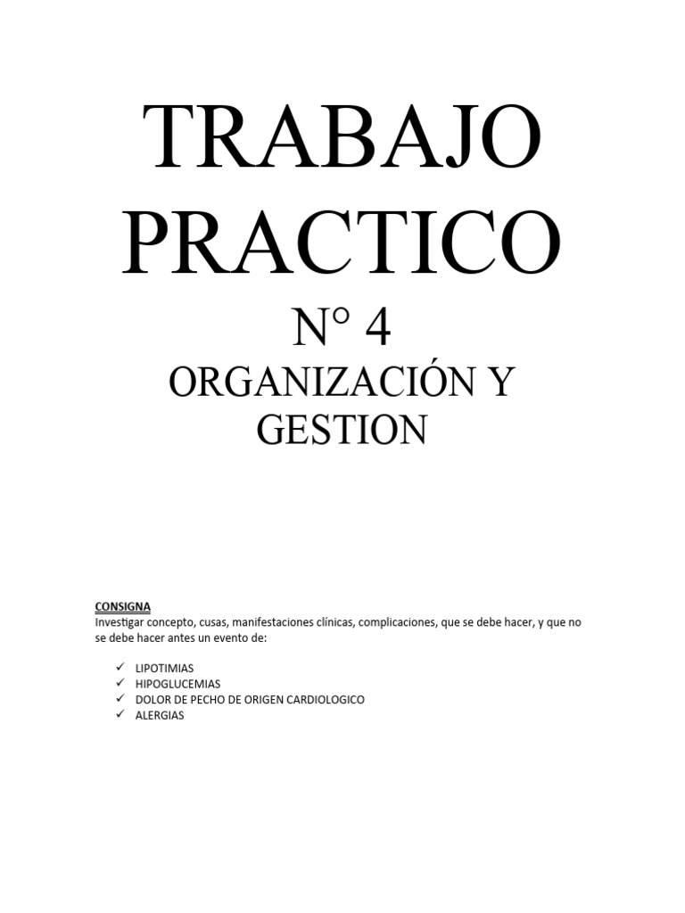 PRIMEROS AUXILIOS TP n4 | PDF | Alergia | Infarto de miocardio