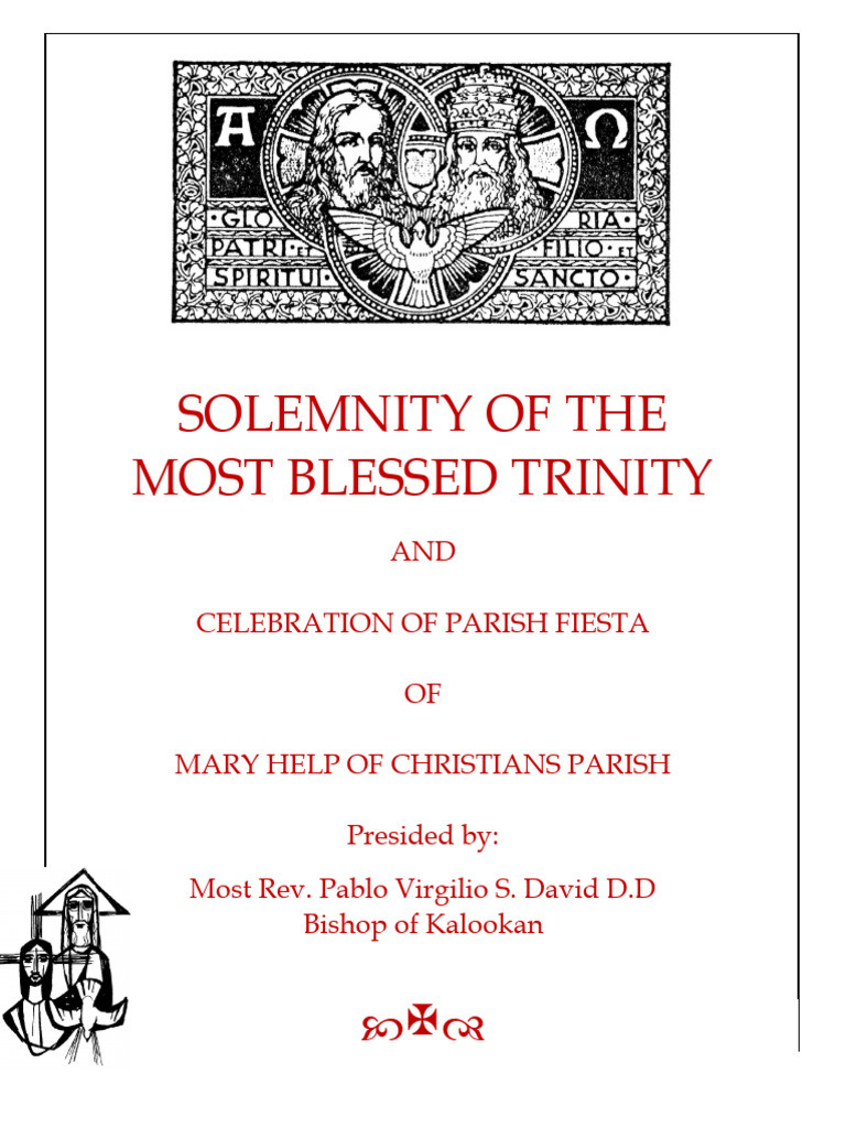 Trinity Sunday-Parish Fiesta (1) (1) | Download Free PDF | Eucharist ...