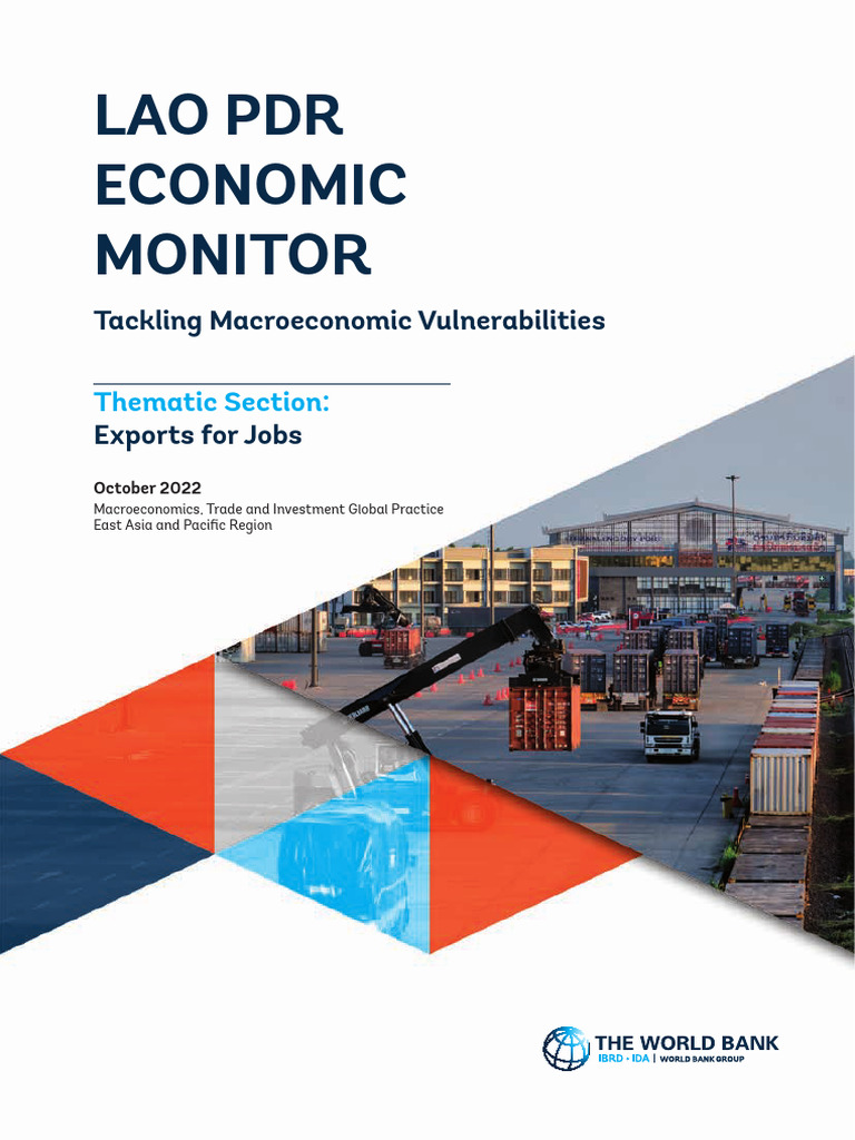 Lao PDR Economic Monitor October 2022 | PDF | Economic Growth | Inflation