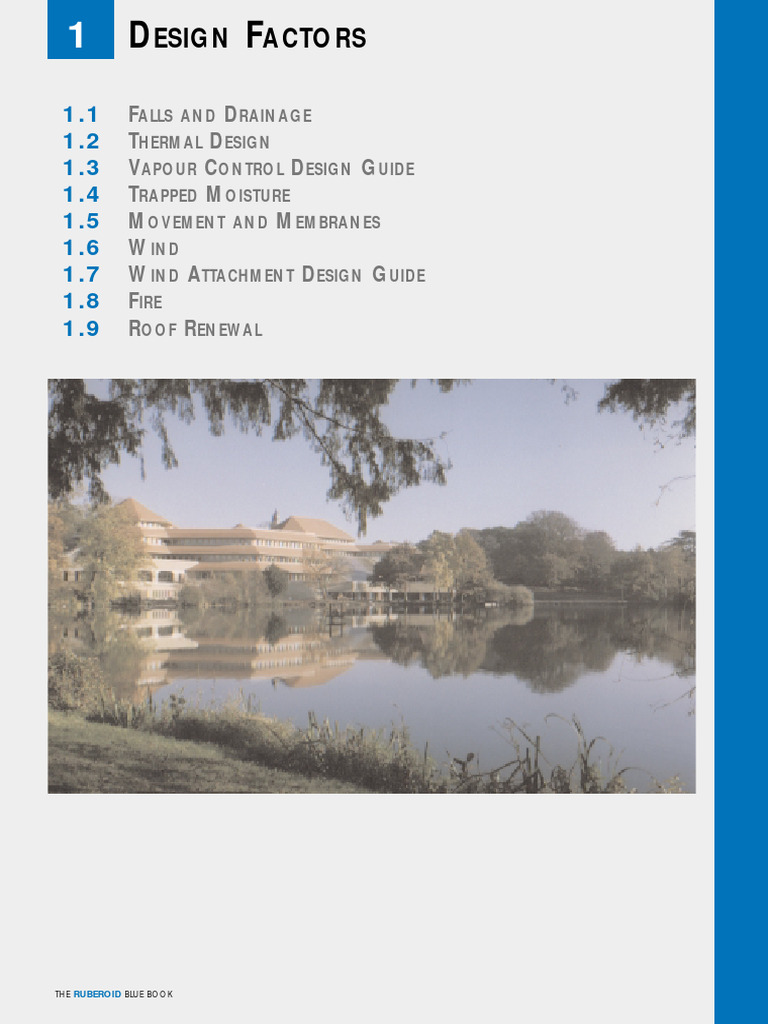 Flat Roof Drainage Design Guide | PDF | Roof | Drainage