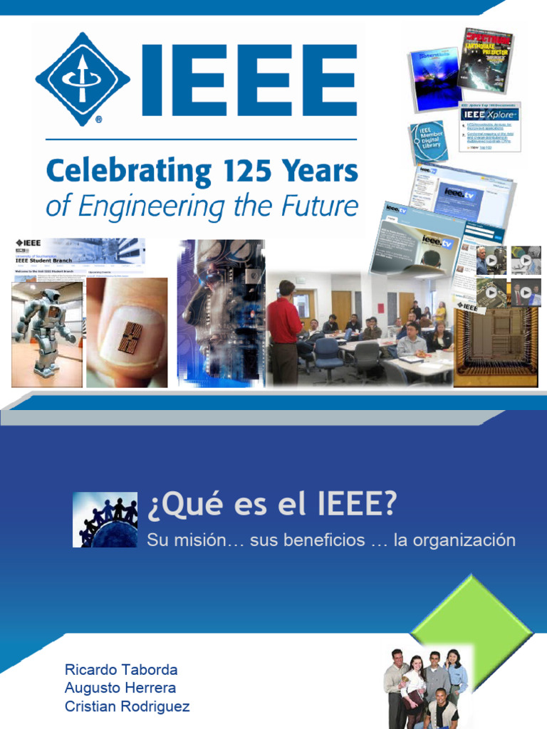 Ieee | PDF | Instituto de Ingenieros Eléctricos y Electrónicos