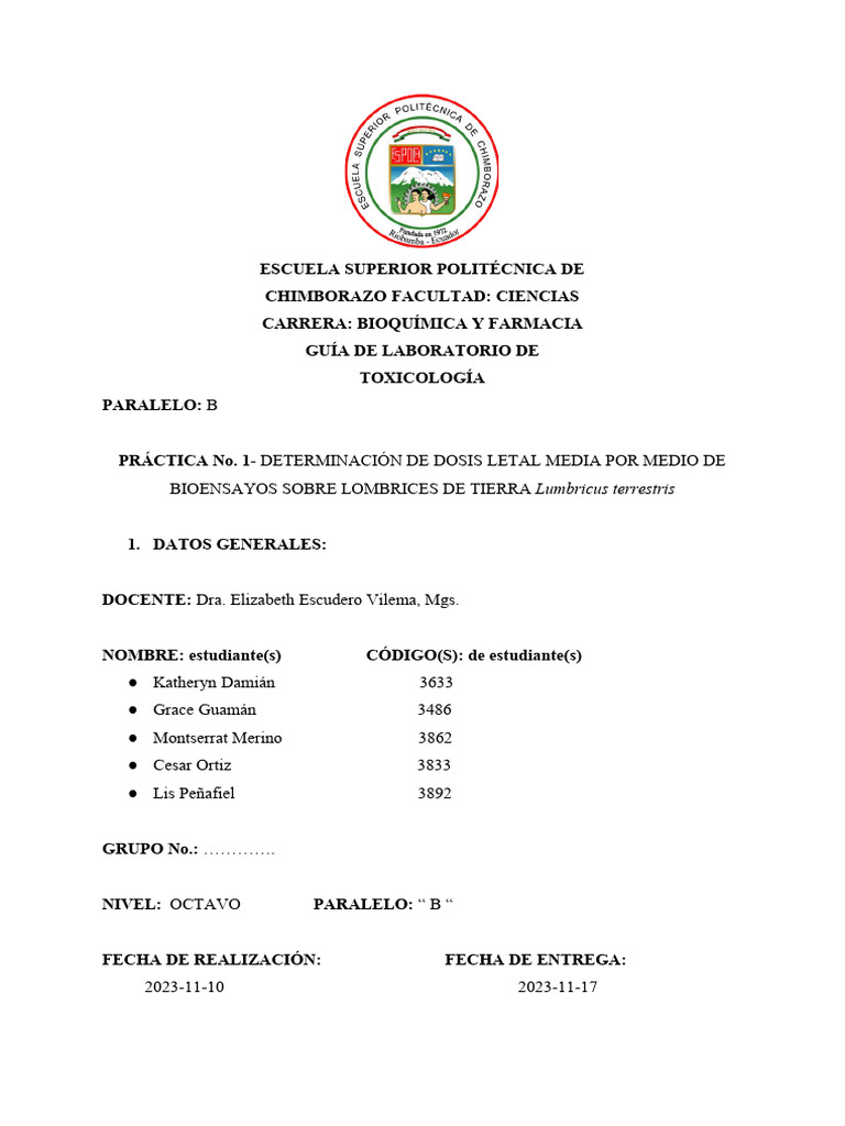 Informe de La Práctica 1 | PDF