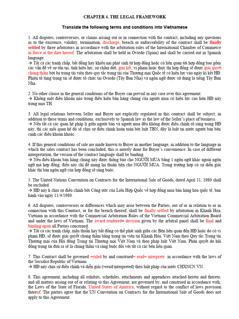 Chapter 4 - Assignment 1 - English Vietnamese Translation | PDF