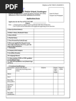 Teacher Application Form Template | PDF
