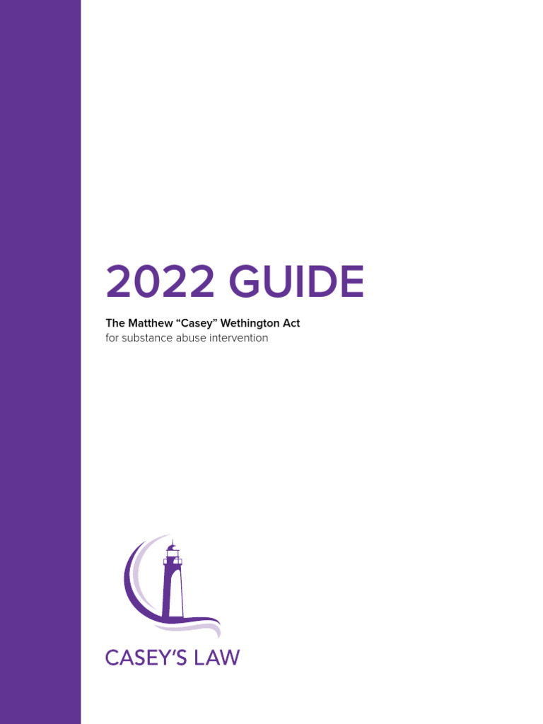 Casey's Law: Substance Abuse Intervention Guide | PDF | Substance Use ...