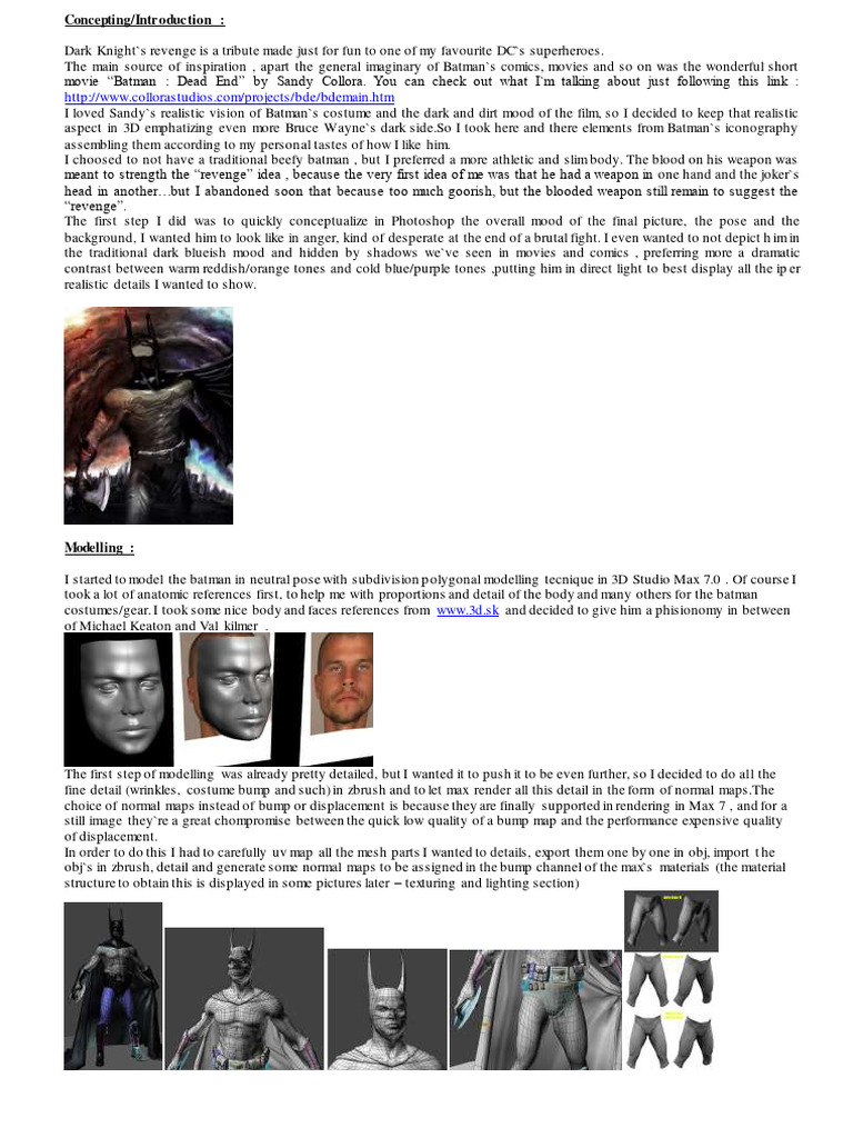Batman | PDF | Texture Mapping | Batman