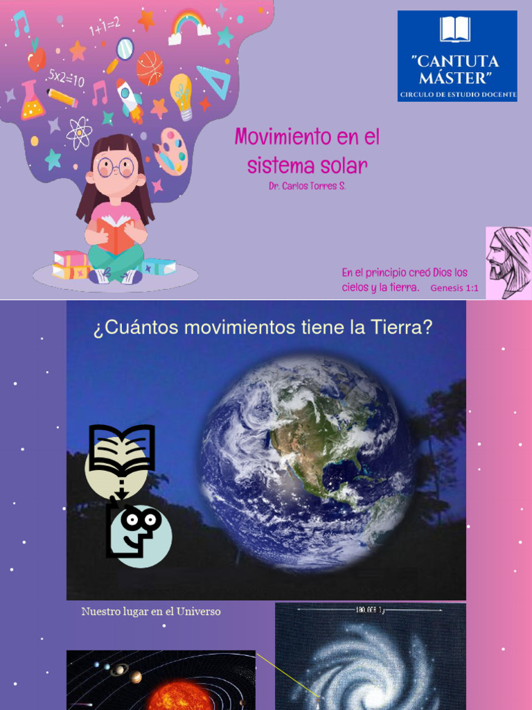 Presentacion Movimientos de La Tierra | PDF | Tierra | Inclinación orbital