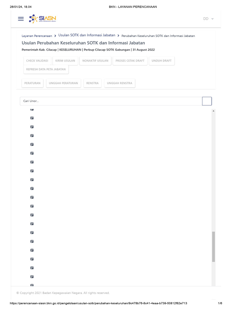 BKN - Layanan Perencanaan Pengelola Data | PDF | Pengelolaan Keuangan & Uang | Teknologi & Rekayasa