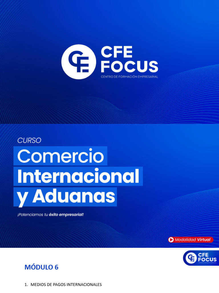 Módulo 06 - Comercio Internacional y Aduanas | PDF | El comercio internacional | Economias
