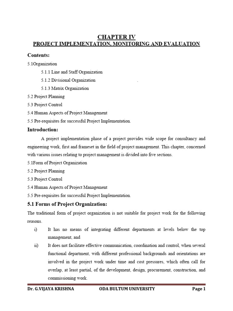 PM Chapter - Iv | PDF | Project Management | Information