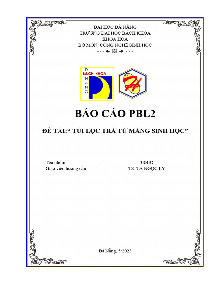 Báo Cáo T NG PBL2 | PDF