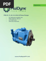 Racine PSV Pump Specifications & Parts | PDF | Pump | Piston
