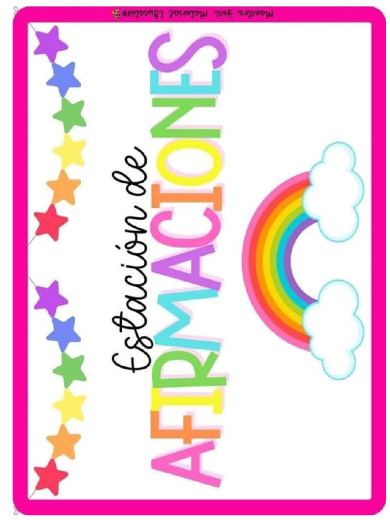 Estacion de Afirmaciones | PDF