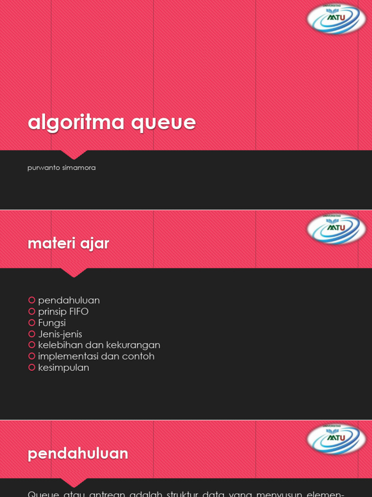Algoritma Queue | PDF