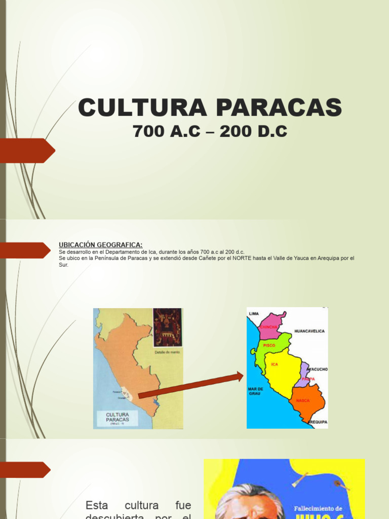 Cultura Paracas Historia Y Economía Pdf