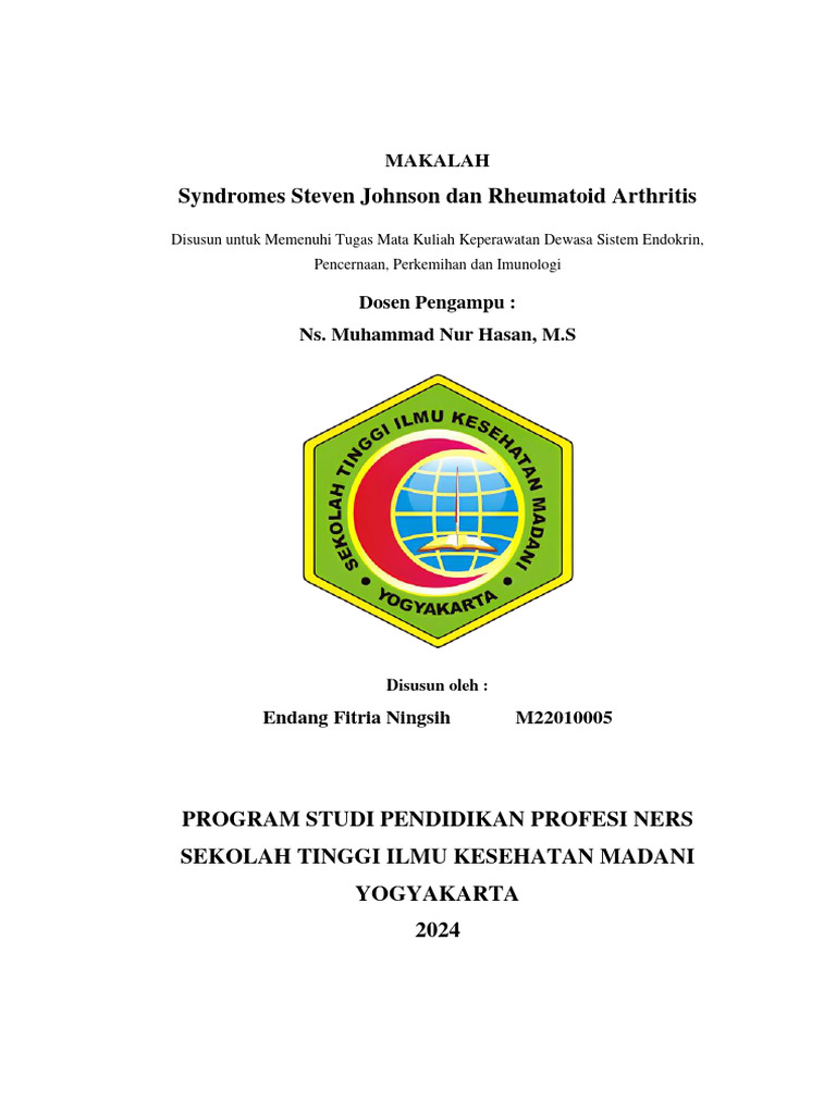 SSJ Dan RA Endang - M22010005 | PDF | Kesehatan Holistik | Sains ...