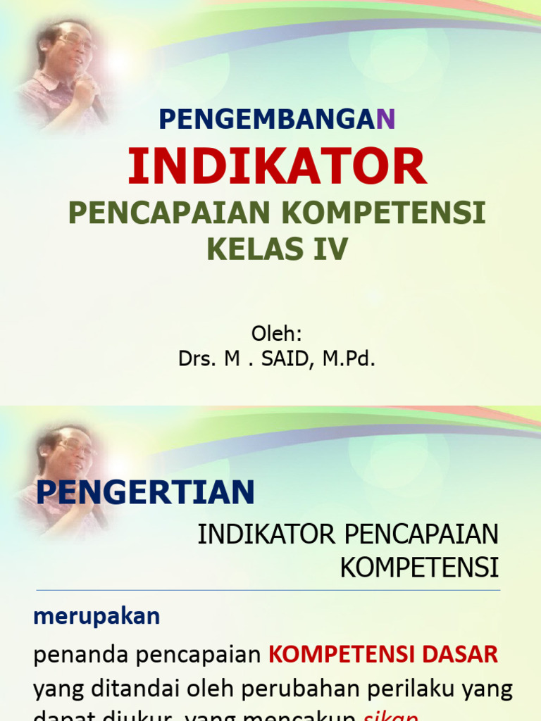Indikator Kompetensi Kelas IV | PDF | Karier & Perkembangan | Sains & Matematika