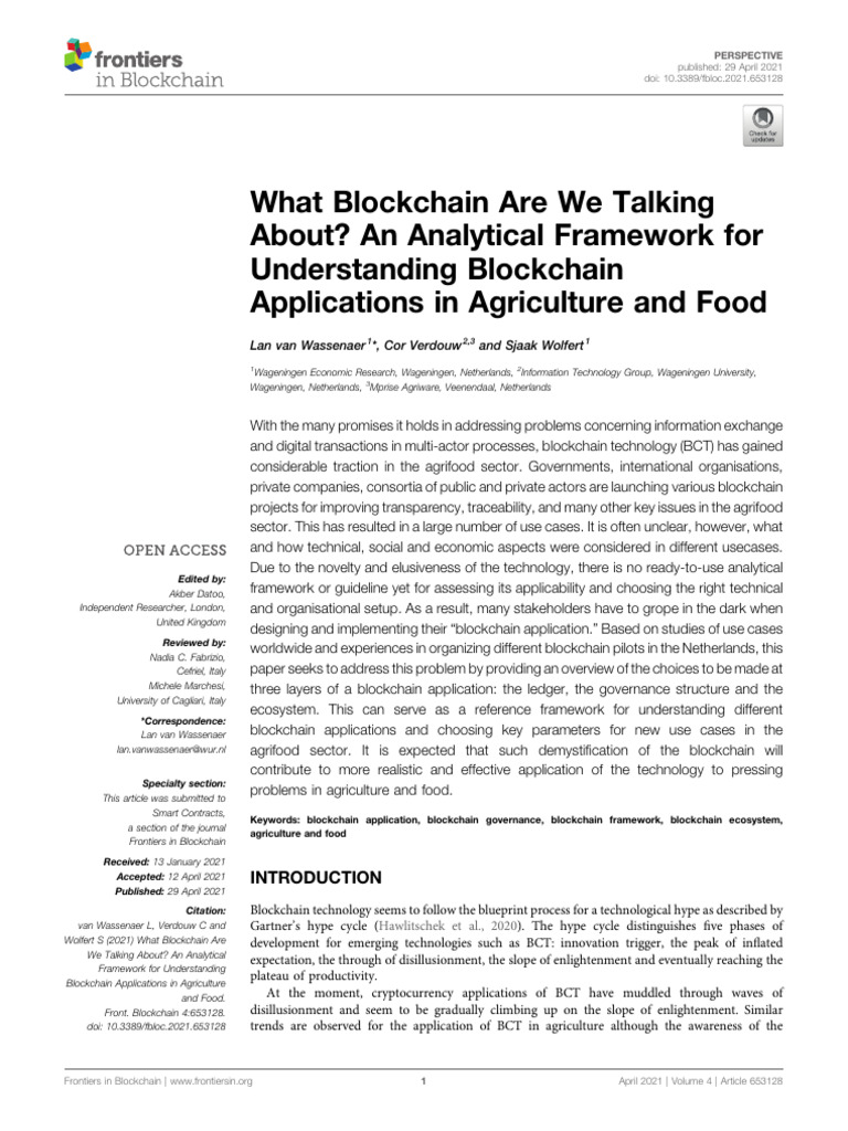 2021 What Blockchain Are We Talking About An Analytical Framework For ... 2021 What Blockchain Are We Talking About An Analytical Framework For ...