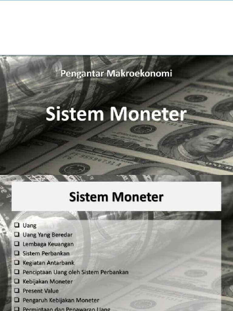 Sistem Moneter | PDF