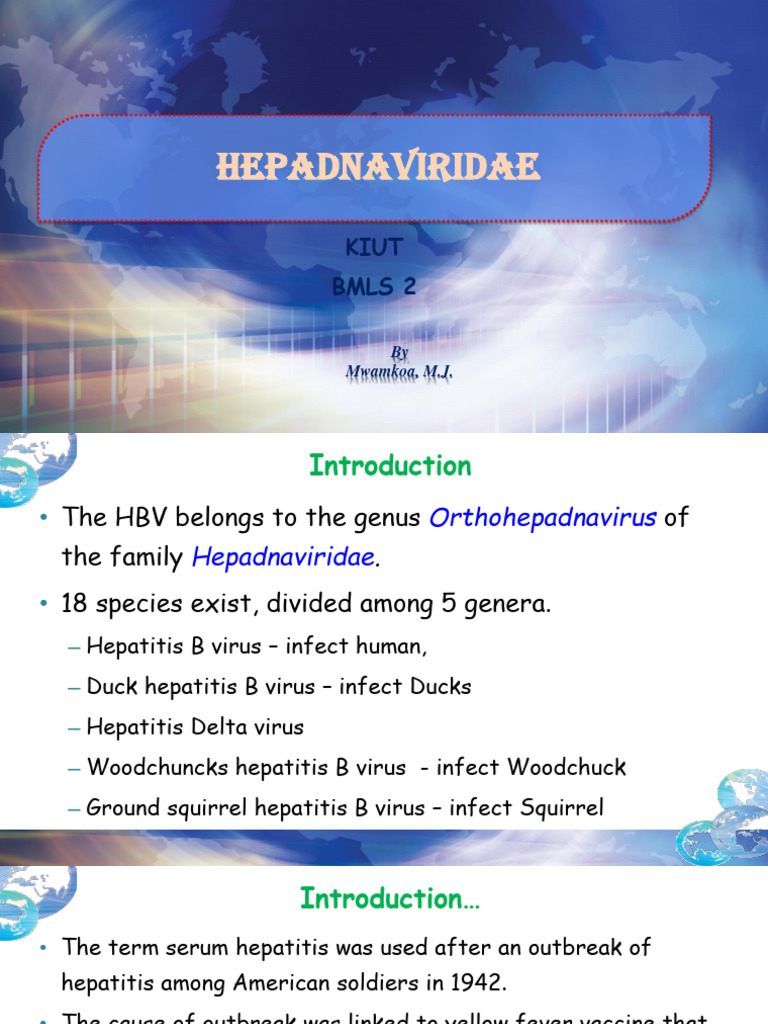 Hepadna Viruses | PDF | Hepatitis B | Hepatitis