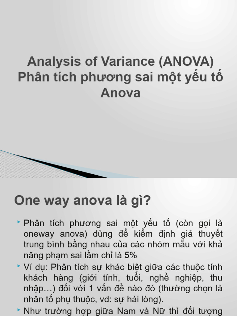 Anova Analysis | PDF