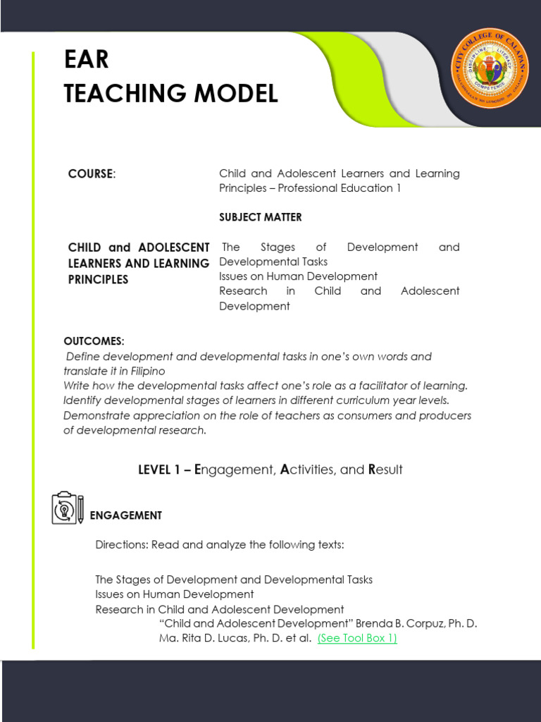 Child - Adoles L 2 - Basic Concepts | PDF | Learning | Developmental Psychology