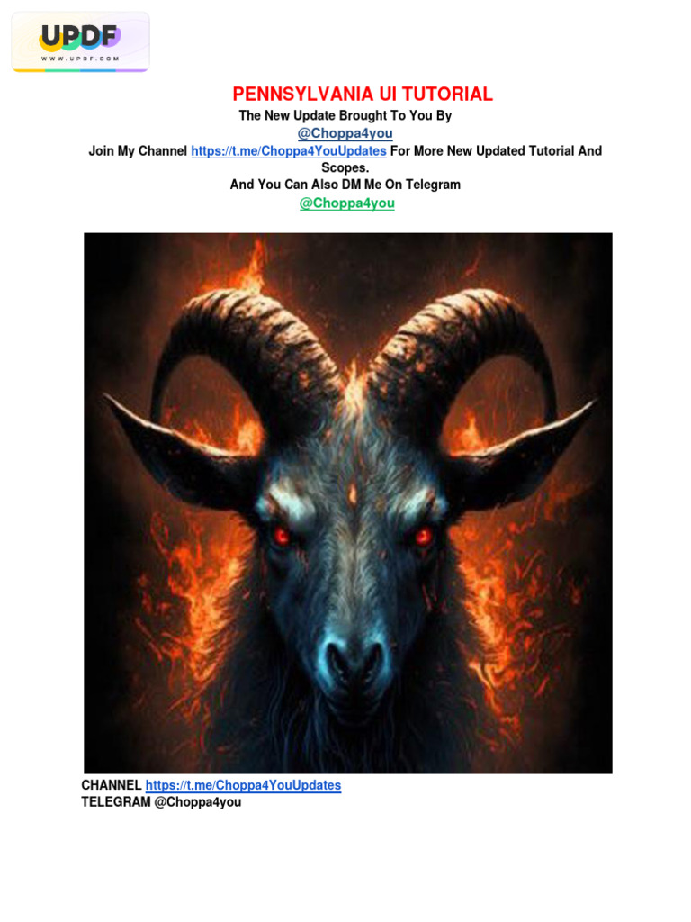 PENNSYLVANIA UI Tut by Choppa4You | PDF | Wellness