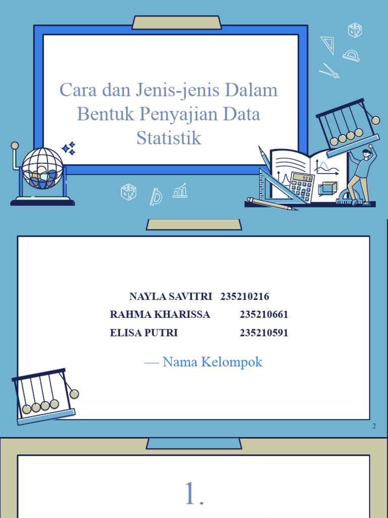 Cara Dan Jenis-Jenis Dalam Bentuk Penyajian Data Statistik | PDF