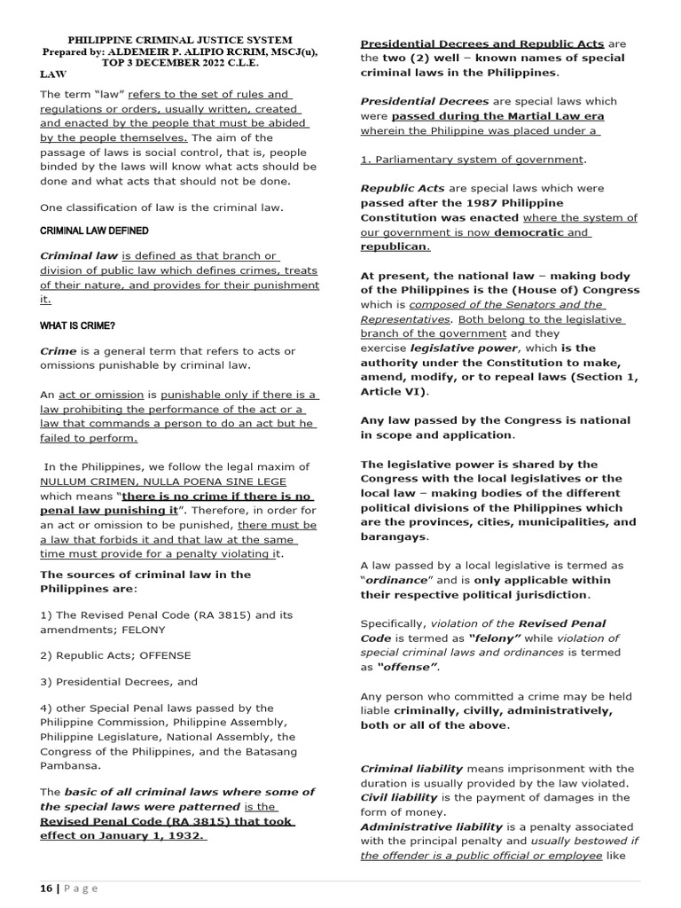 CLJ 1 | Download Free PDF | Prosecutor | Search And Seizure