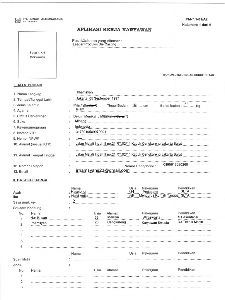 Aplikasi Kerja SAS | PDF