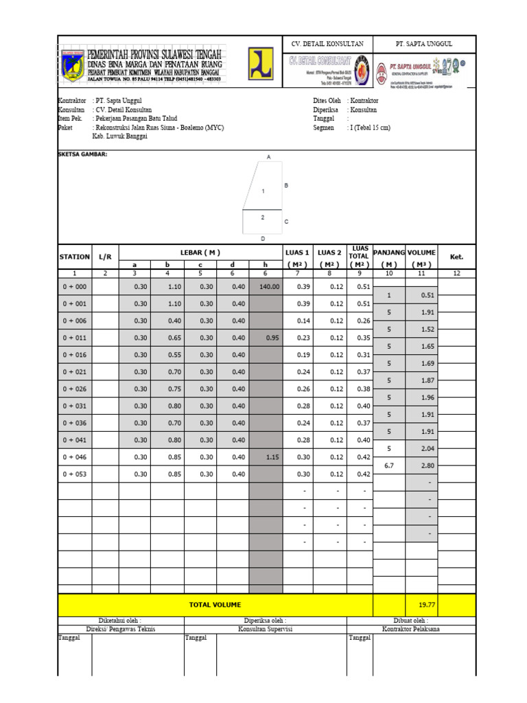 Rumus Pas - Batu | PDF