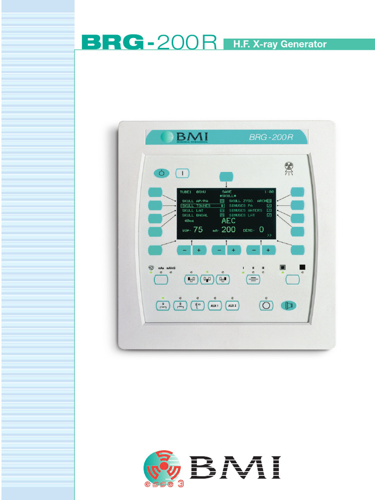 BRG-200R Generator | PDF | Radiography | X Ray