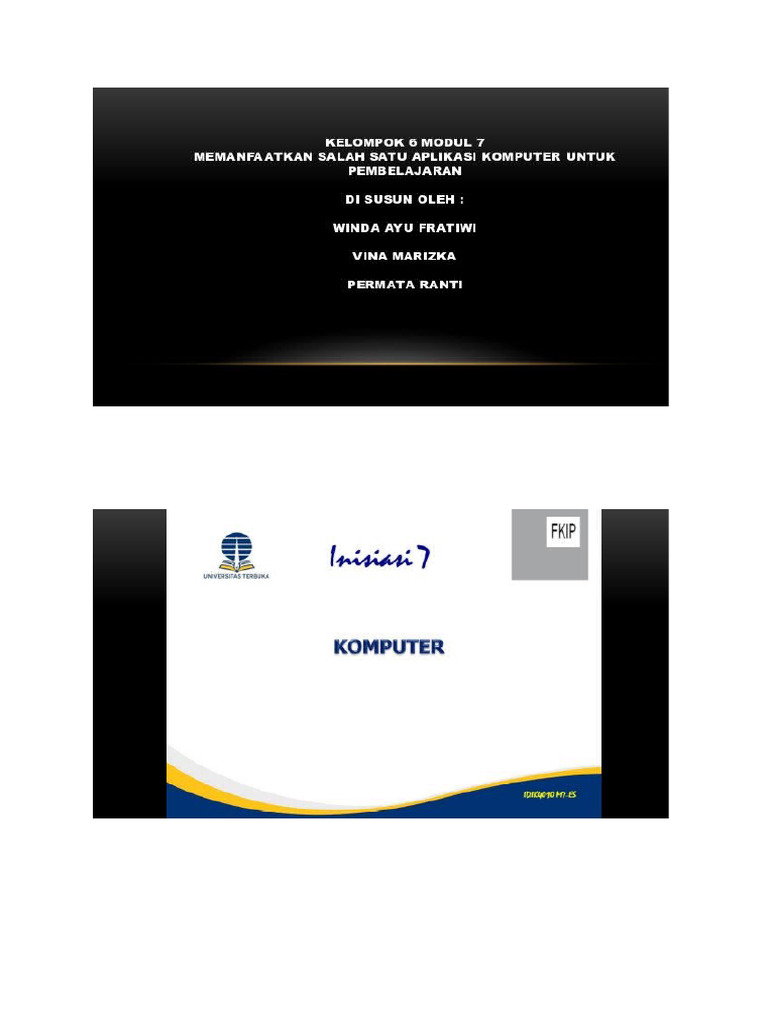 Presentasi Komputer | PDF