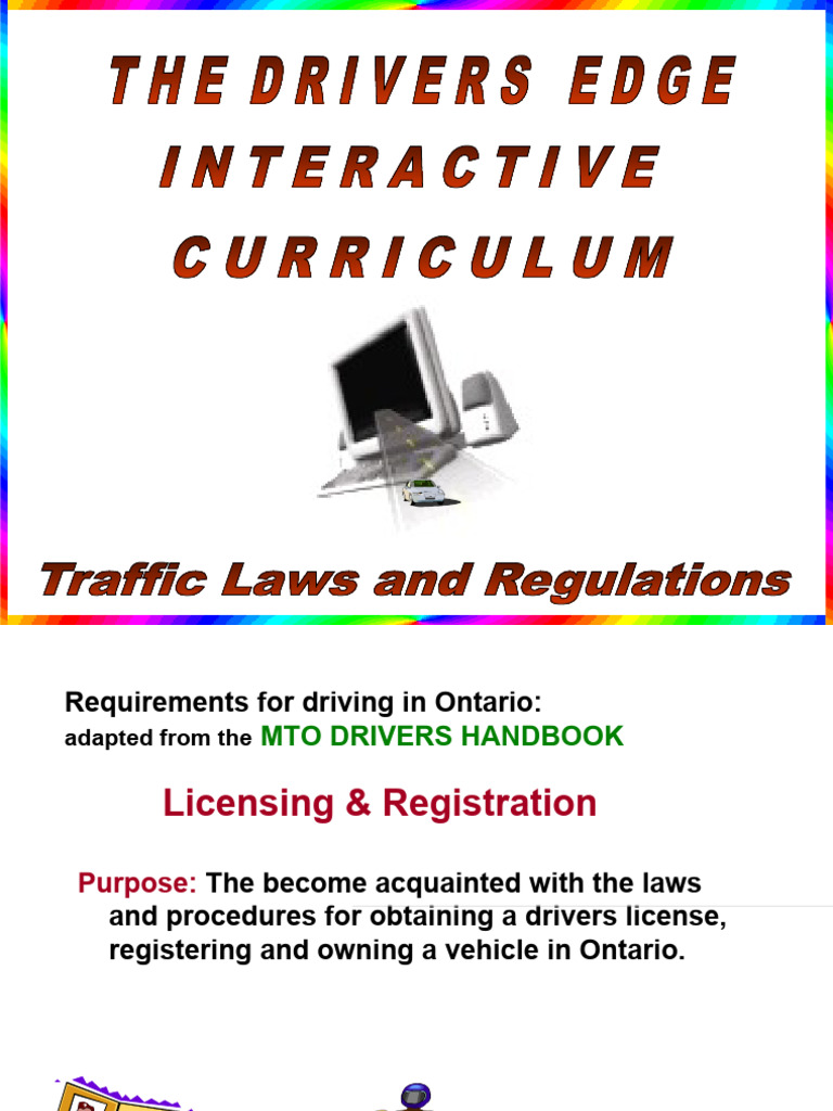 HOMELINK LESSON 1 - Traffic Laws and Regulations | PDF | Vehicle ...