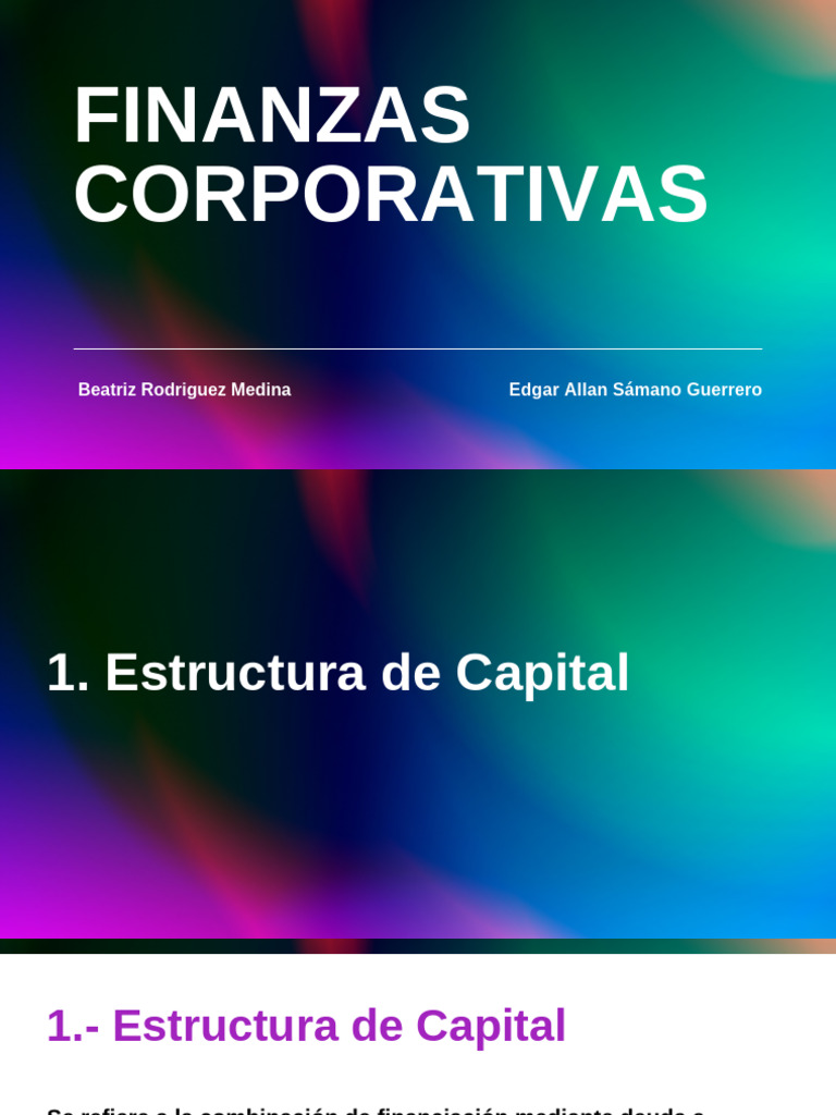 Finanzas Corporativas | Descargar gratis PDF | Compartir (Finanzas) | Modelo de fijación de ...