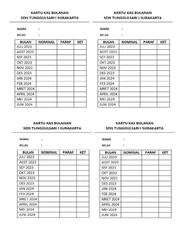 Kartu Kas 2 | PDF