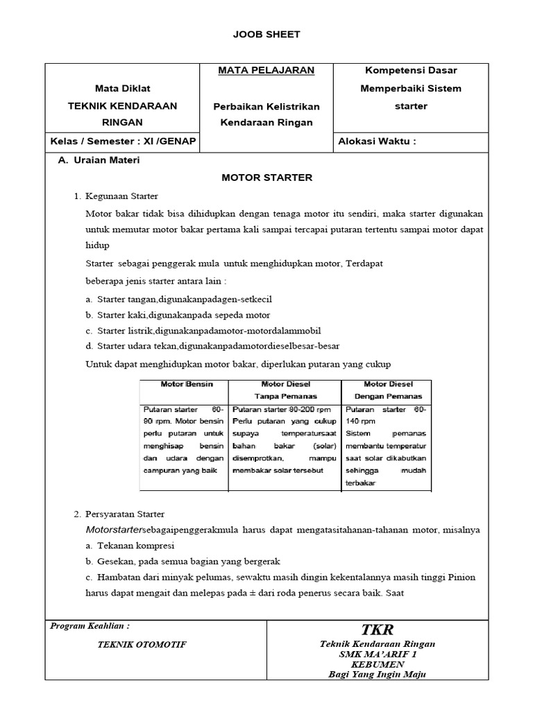 Sistem Starter | PDF | Komputer | Teknologi & Rekayasa