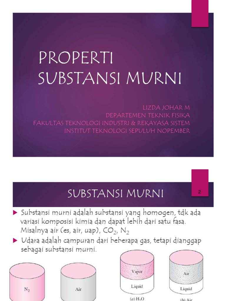 Properti dan Fase Substansi Murni | PDF | Sains & Matematika