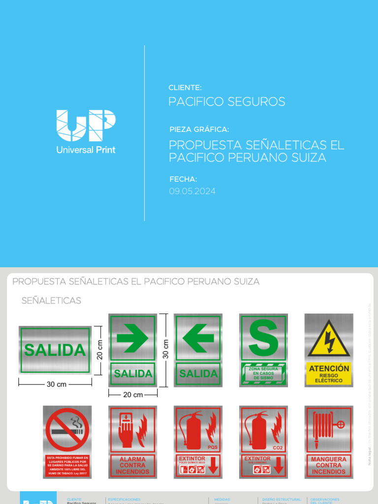 Pacifico Seguros - Señaleticas El Pacifico Peruna Suiza - Diseño 3d ...