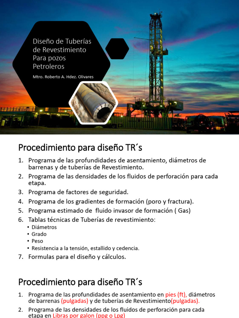 Formulario Diseño de TR | PDF | Presión | Gases