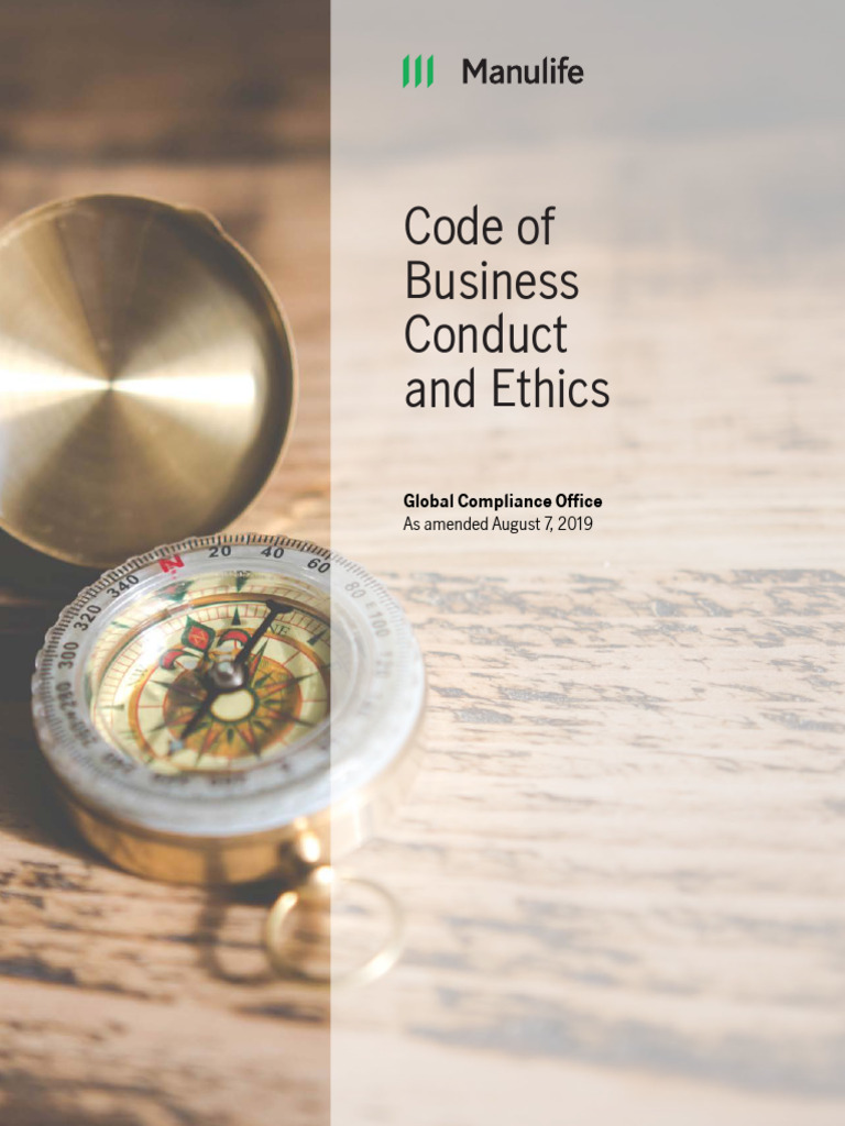 Code of Business Conduct and Ethics | PDF | Conflict Of Interest ...