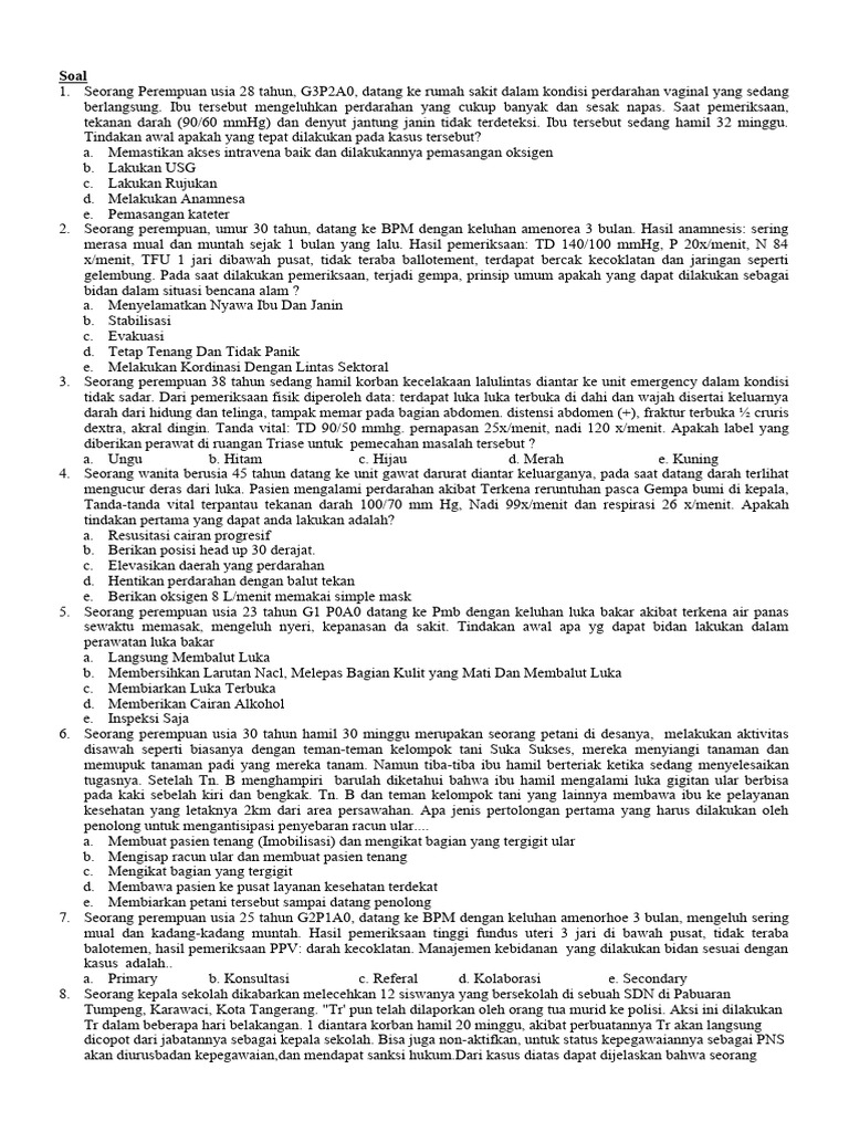 Kisi - Soal Uts Gadar Genap 2023-2024 | PDF