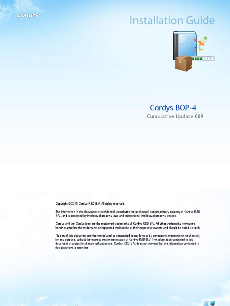 Cordys BOP-4 Installation and Upgrade Guide | PDF | Microsoft Sql Server | Oracle Database