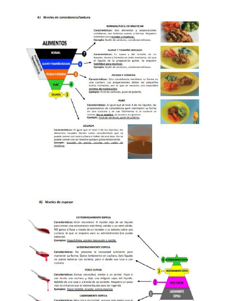 ESCALA IDDSI - Deglución | PDF
