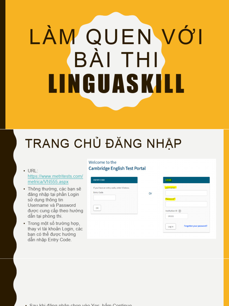 Test Instructions Before Test Day | PDF