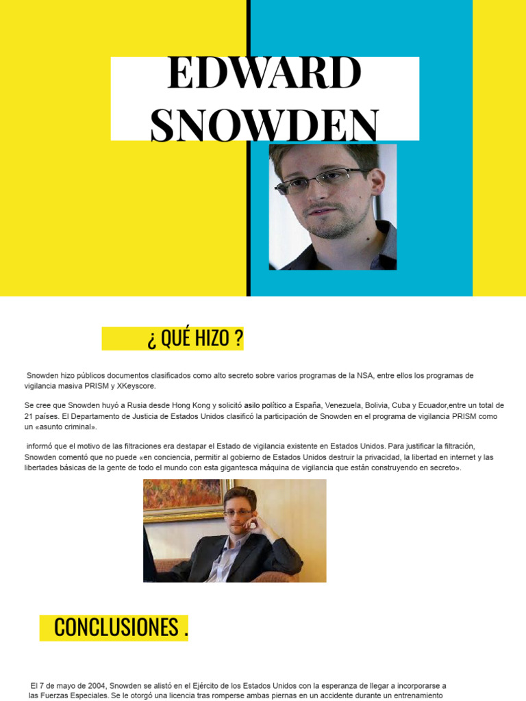 Edward Snowden | PDF
